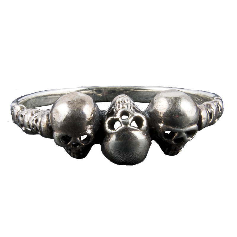 Voodoo Skull Ring .925 sterling silver – oceania-legends.com